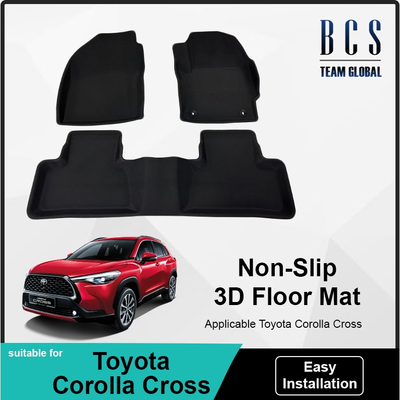 BCS 3D Floor Mat XPE For Toyota Corolla Cross 2024 2023 Car Interior ...