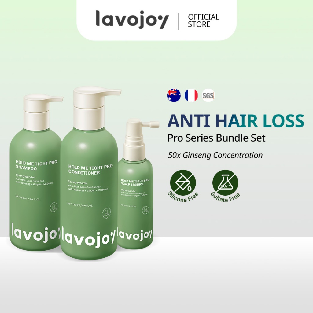 lavojoy Advanced Hair Loss Shampoo & Conditioner & Scalp Essence | Lazy Sunday Hold Me Tight PRO ...