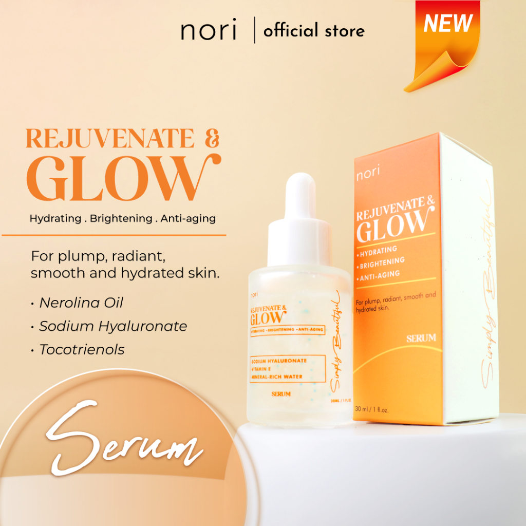 Nori Rejuvenate & Glow Capsule Serum (Age Defying Glow Serum) 30ml ...