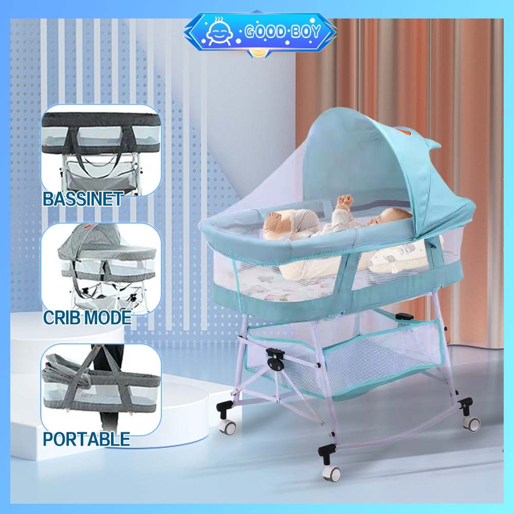 Good boy tilam baby Baby Cot Baby Crib With Roller Cradle Sleeping ...