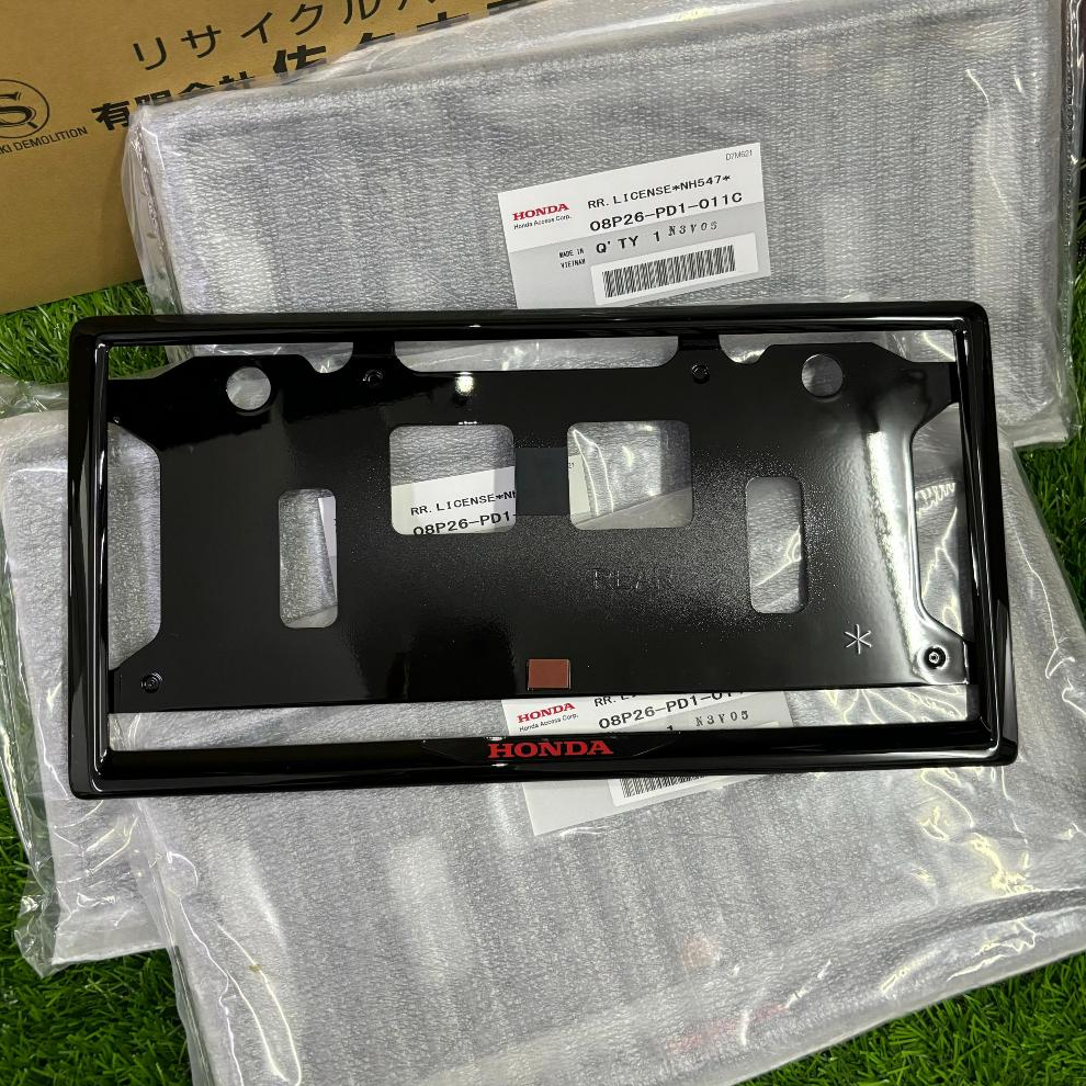 Honda Access Frame Japan Original No Plate Frame Berlina Black JDM ...