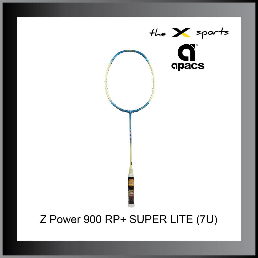 Apacs Badminton Racket Z Power 900 RP+ SUPER LITE (7U) Buy 1 Free 1 ...