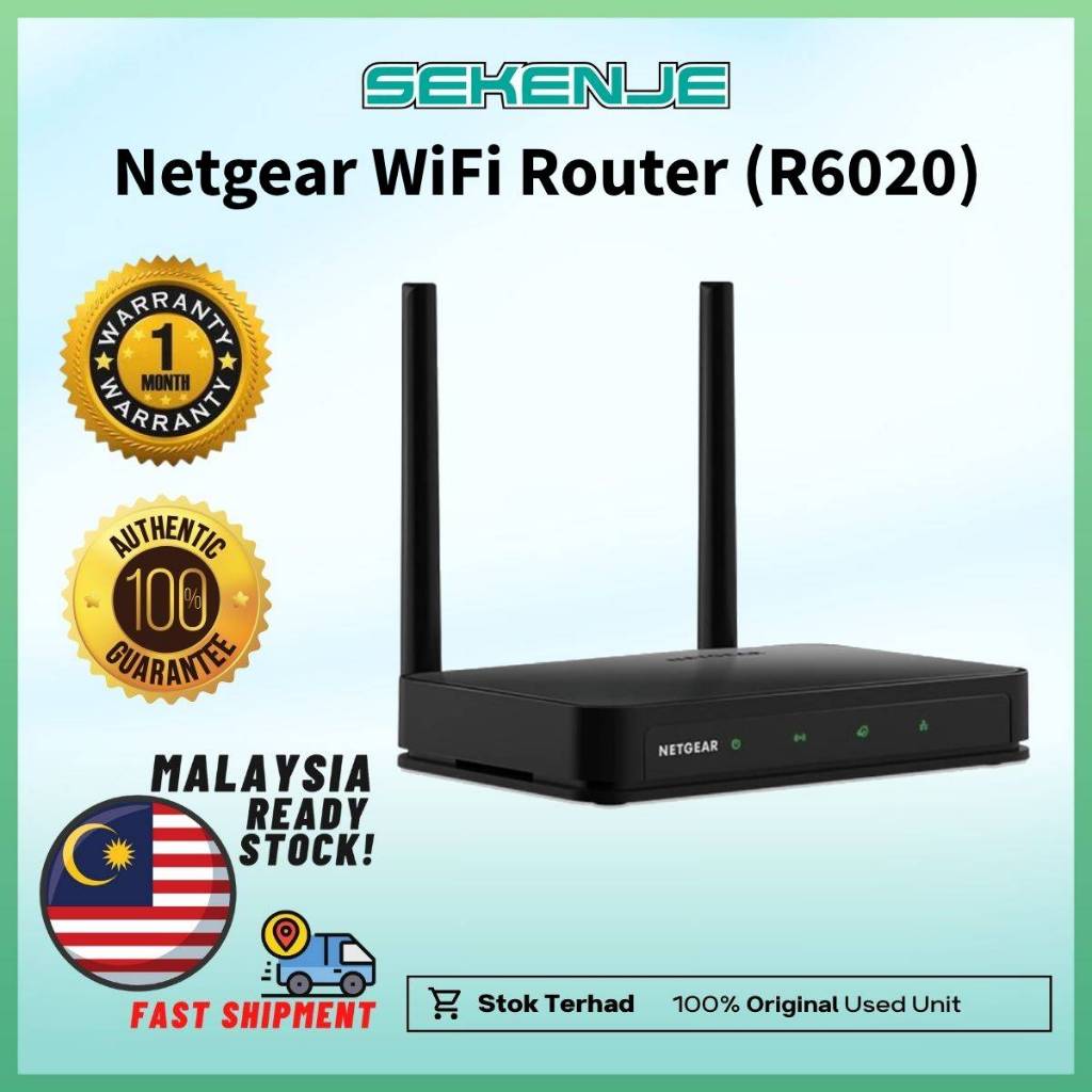 Netgear AC750 WiFi Router (R6020) 100% Original U S E D Unit | Shopee ...