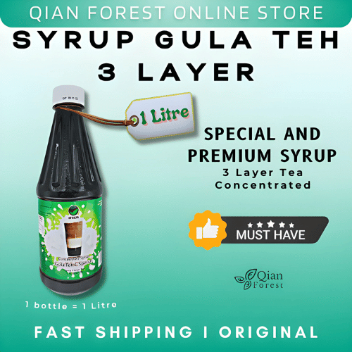 WETRA Syrup Gula Teh C / 3 Layer Milk Tea Syrup / Premium Syrup (1L ...