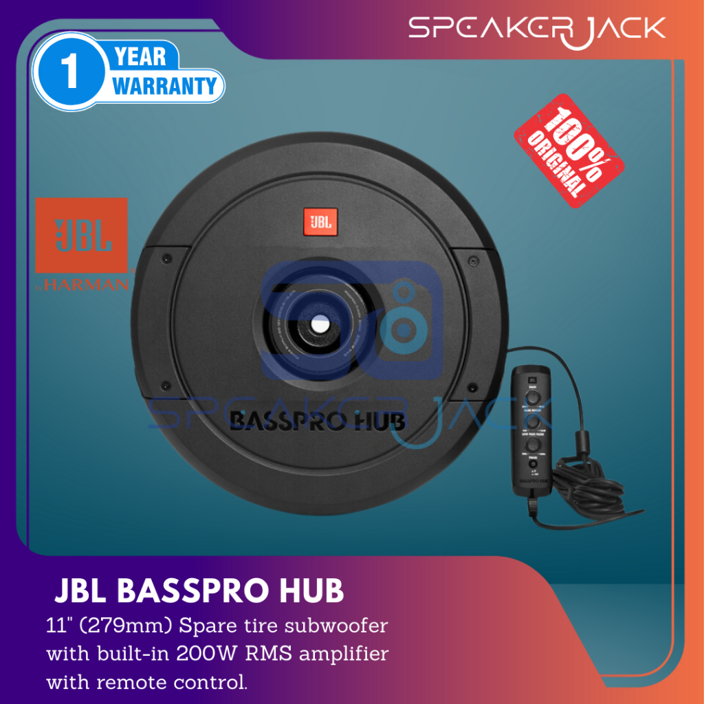 JBL Basspro Hub | High Performance 11" Inch Spare Tire Active Powered ...