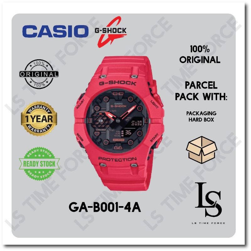 G-SHOCK ORIGINAL GA-B001-4A/GA-B001-4ADR/GA-B001/GAB001 | Shopee Malaysia