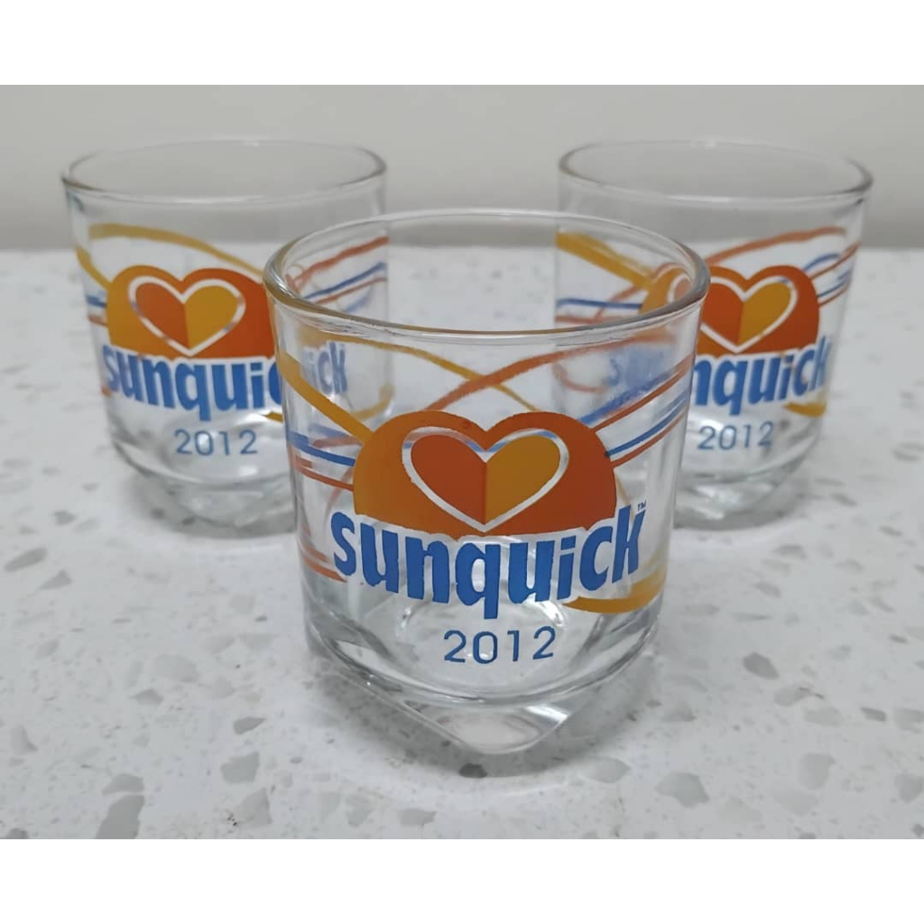 Koleksi Gelas Sunquick Edisi Tahun 2012 (Type B) Glass Edition | Shopee ...