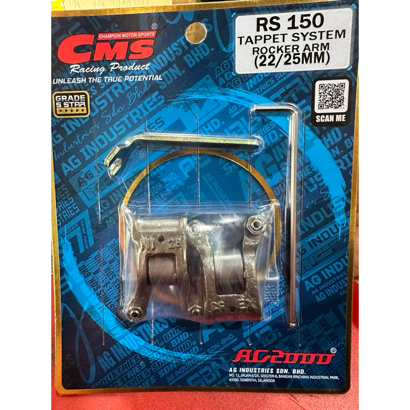 RS150 ROCKER ARM RACING CMS TAPPET SYSTEM | Shopee Malaysia
