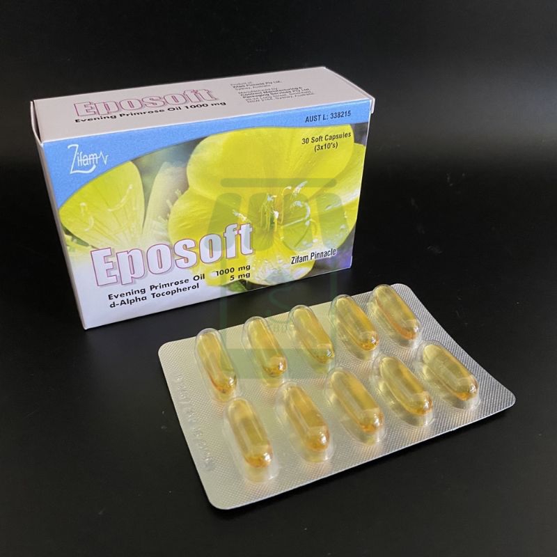 Eposoft Evening Primrose Oil 1000mg. (10 Soft Capsules) | Shopee Malaysia