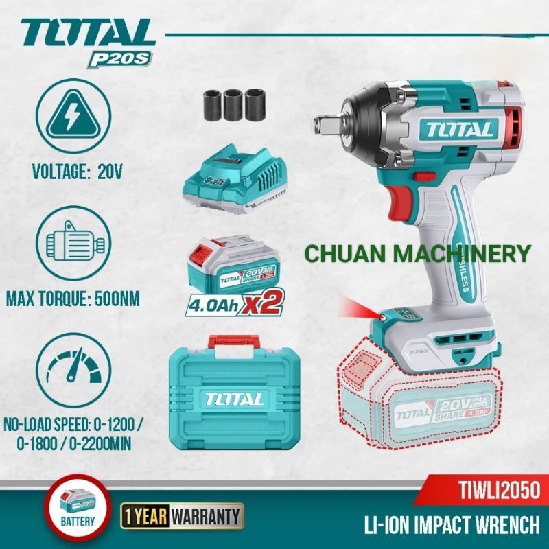 (Ready Stock) TOTAL TIWLI2038 (300Nm) / TIWLI2050 (500Nm) With ...