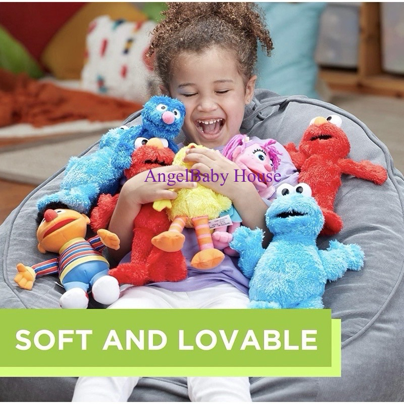 Sesame Street Plush Elmo cookie Monster Bear Doll baby kids infant Soft ...