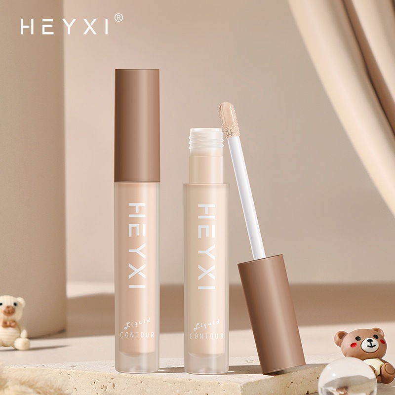 Heyxi 2 in 1 Liquid Concealer + Contour 3D Makeup Liquid Highlight ...
