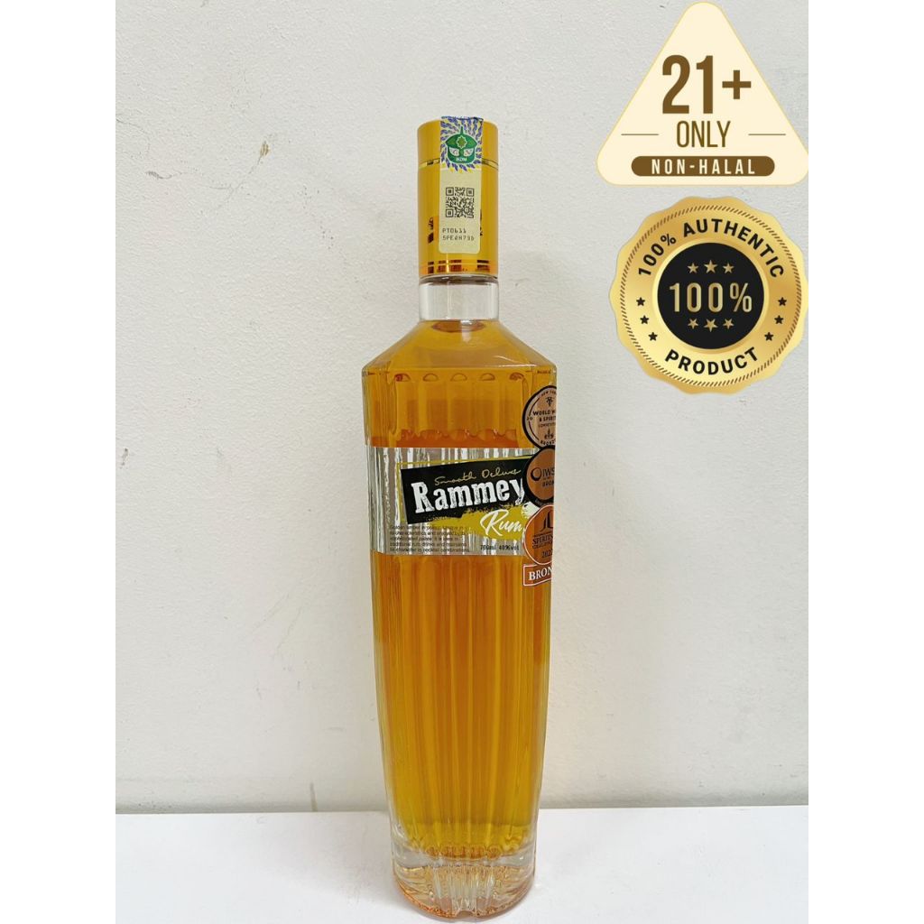 Rammey Smooth Deluxe Gold Rum 700ml | Shopee Malaysia