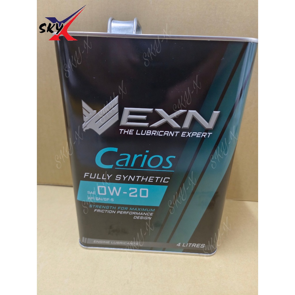 EXN Engine Oil Carios Fully Synthetic 0W20 -4LITER | Shopee Malaysia