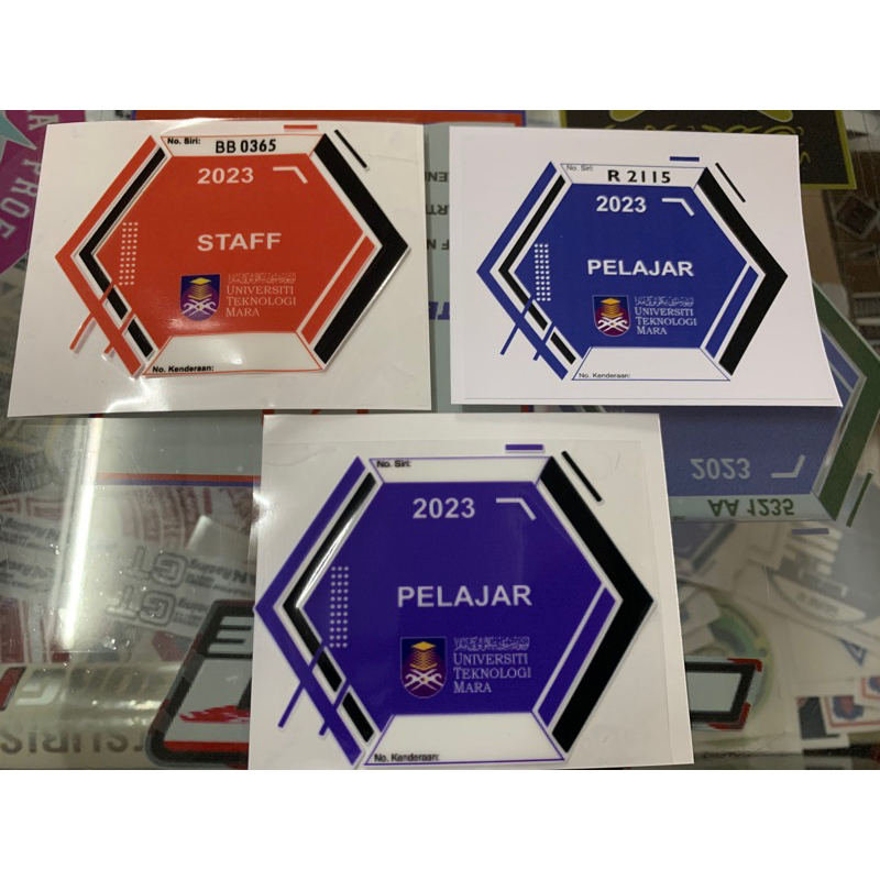 Sticker Cermin Universiti Teknologi Mara UiTM | Shopee Malaysia