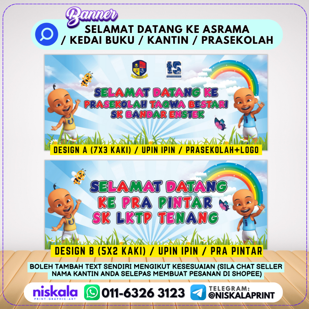 BANNER DOA MAKAN (CUSTOM SIZE) | Shopee Malaysia