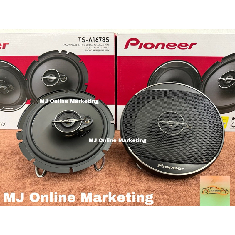 Pioneer TS-A1678S 6.5 inch 3Way Coaxial Speaker *100%Original*Perodua,Proton,Honda,Toyota,Nissan ...
