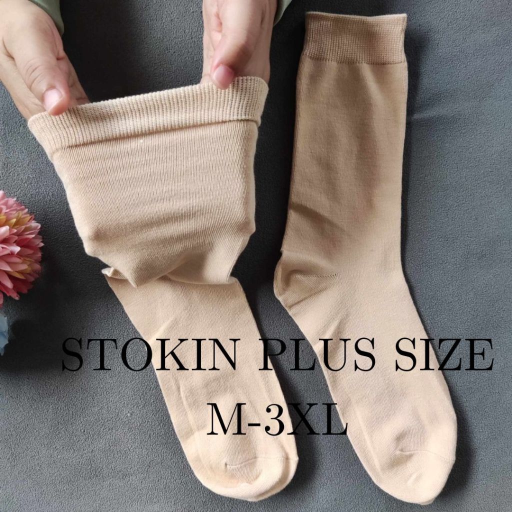 stokin plus size/ stokin besar/ stokin muslimah | Shopee Malaysia