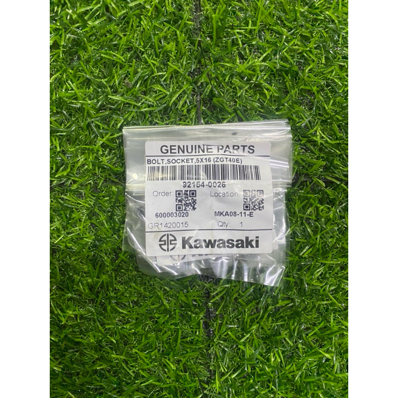 KAWASAKI ORIGINAL BOLT 5X16 UNIVERSAL (COVER SET), PART NO 92154-0026 ...