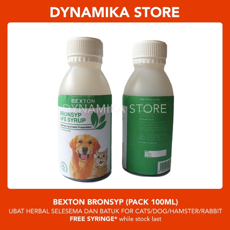 Bronsyp cough & flue for cat / dog ubat herbal selesema dan batuk ...