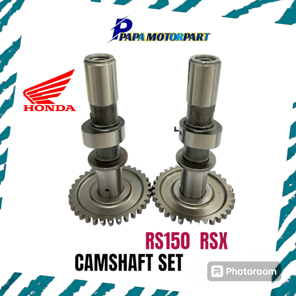 HONDA RS150 V1 V2 RSX 150 STANDRAD CAM SHAFT SET IN + EX CAM SHAFT STD ...