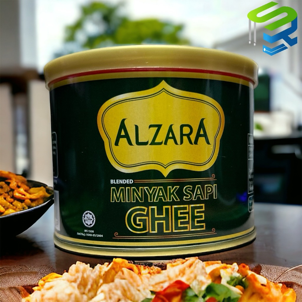 Alzara Premium Blended Ghee 400GM | Minyak Sapi | 400g x 1 Tin | Shopee ...