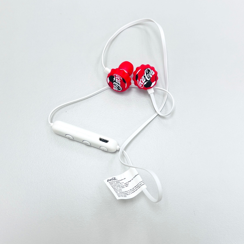Coca Cola Wireless Bluetooth Earphones Microphone FiFA World Cup Qatar ...