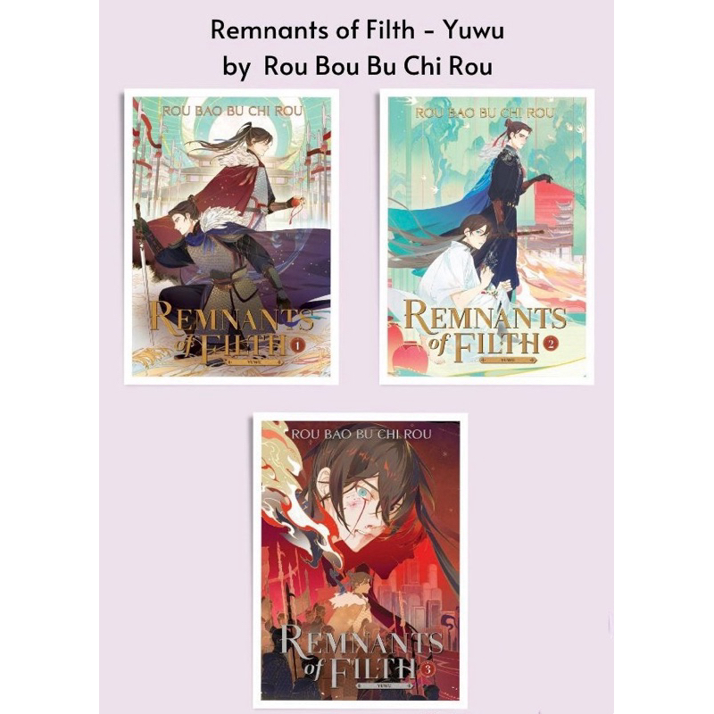 (Ready Stock) Remnants of Filth: Yuwu By Rou Bao Bu Chi Rou (Novel) Vol. 1-3 | Shopee Malaysia