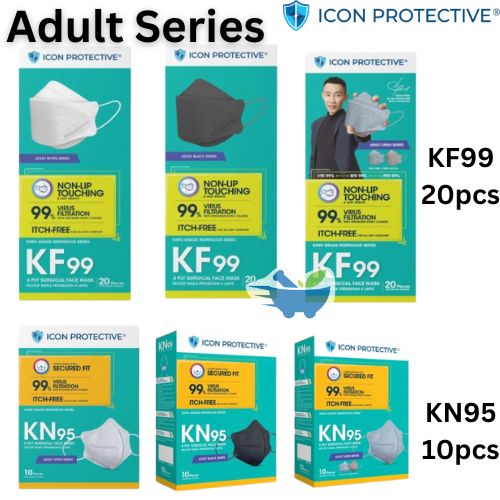 Icon Protective KN95 10's / Icon Protective KF99 20's (ADULT / KID ...