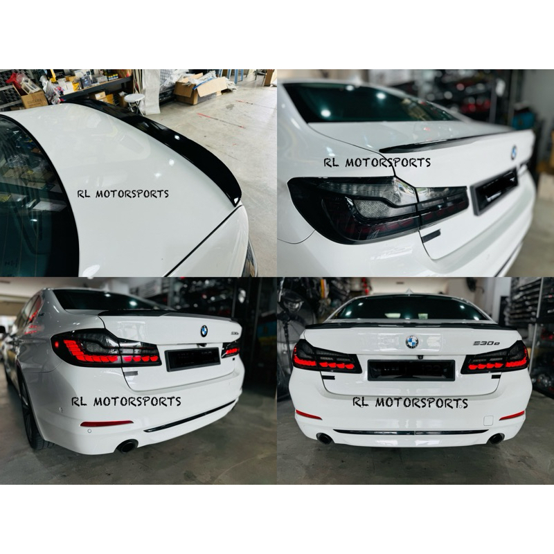 BMW G30 CS PSM M4 M5 M sport performance rear boot trunk carbon fiber ...