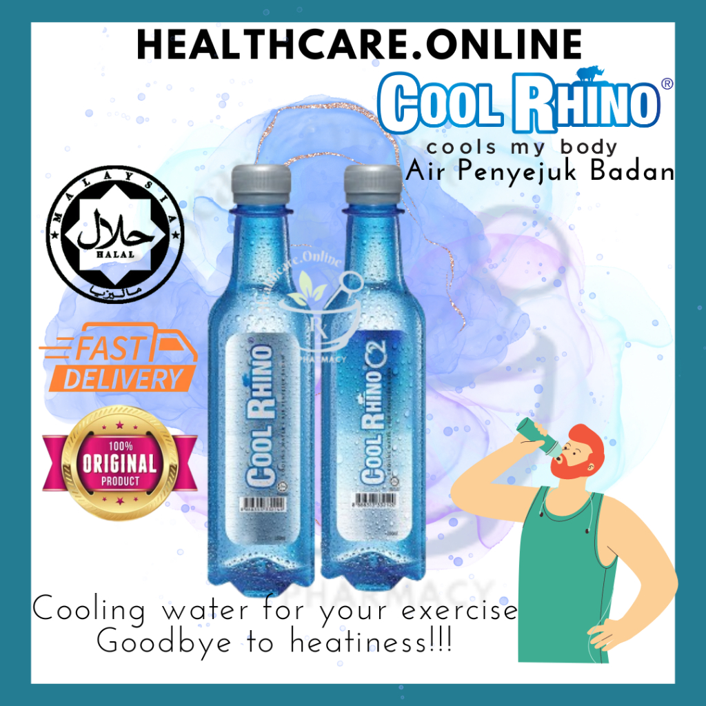 CAP KAKI TIGA [AIR PENYEJUK BADAN] THREE LEGS COOL RHINO / 3 LEGS COOL ...