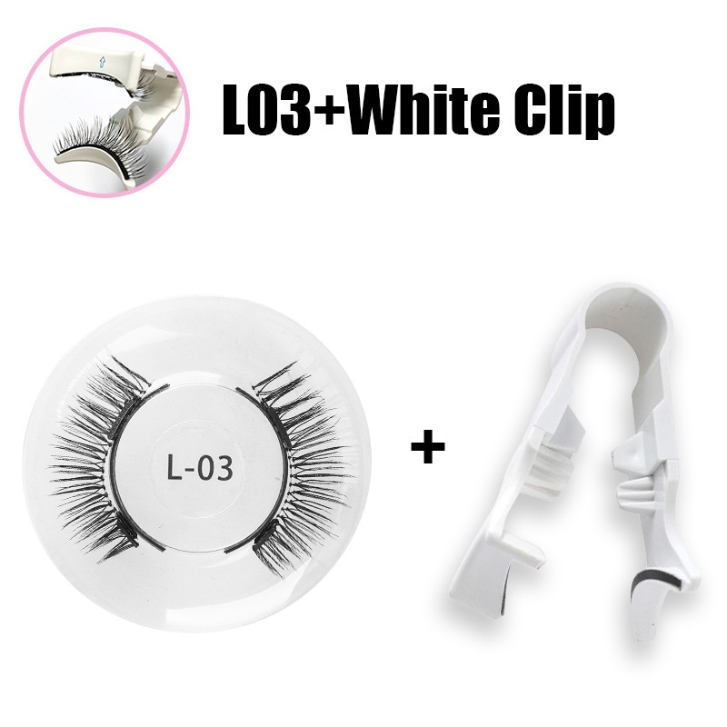 Magnetic Eyelash (With Lash clip) 1 Pairs 3D False Eyelashes 4Piece ...