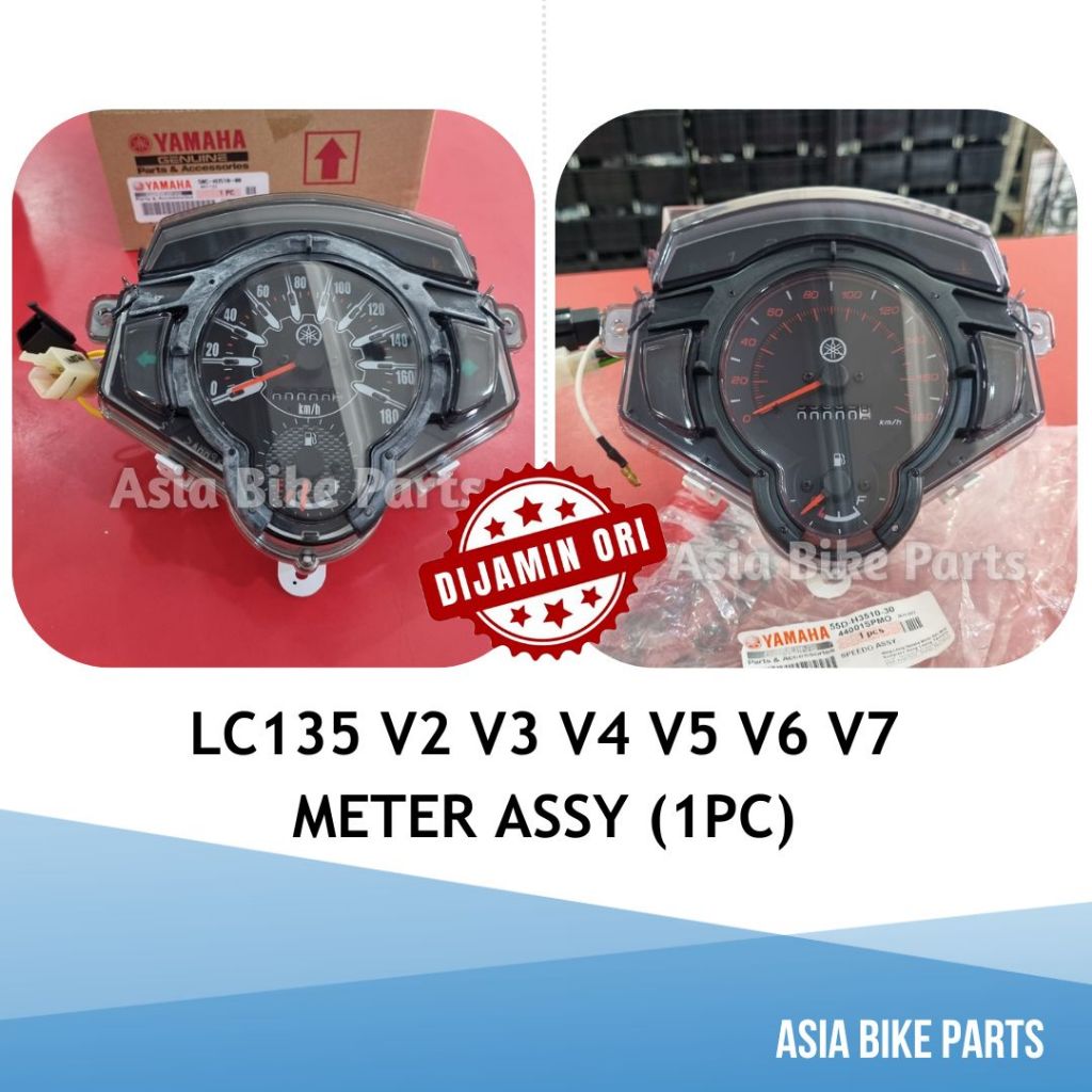 Yamaha Original LC135 V2-V7 4 Speed 5 Speed Speedometer Assy / Meter ...