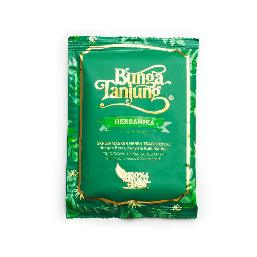 BUNGA TANJUNG HERBANIKA SKRUB FACE & BODY ( LULUR ) 50g+ | Shopee Malaysia