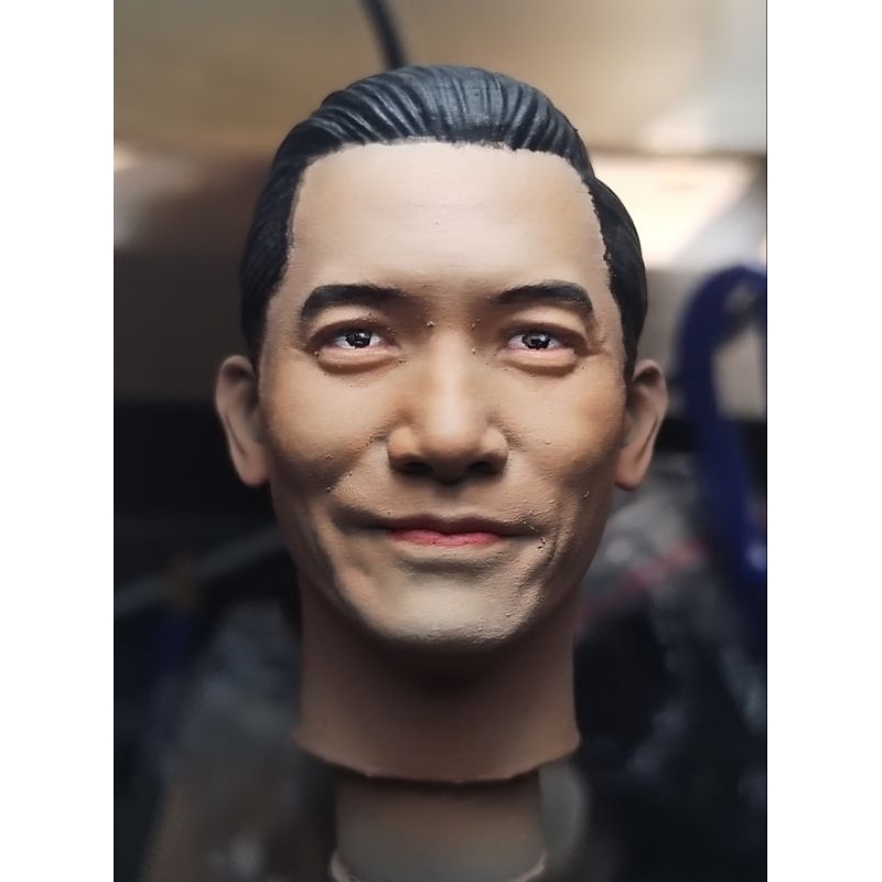 [Ready Stock] Miniature 1/6 Scale Painted Head Sculpt Tony Leung 梁朝伟色戒 fit 12" Action Figure ...