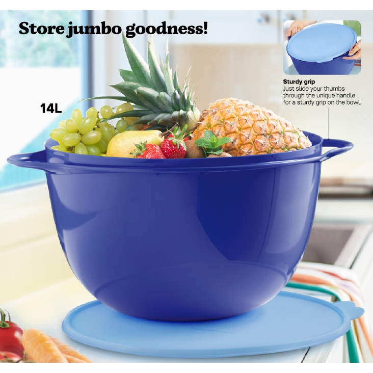 Tupperware JUMBO That's A Bowl 14L | Shopee Malaysia