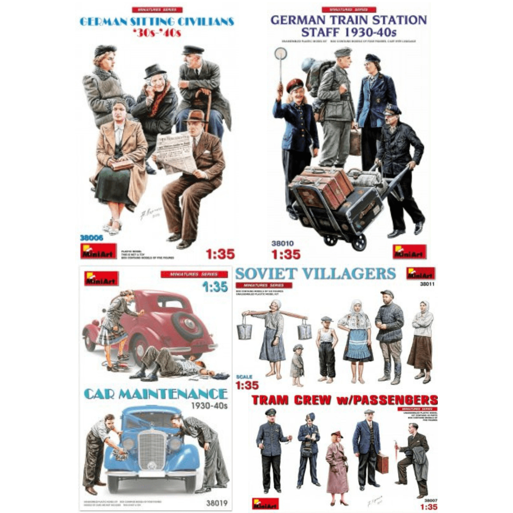 Civilian Miniatures (1) 1/35 MiniArt | Shopee Malaysia