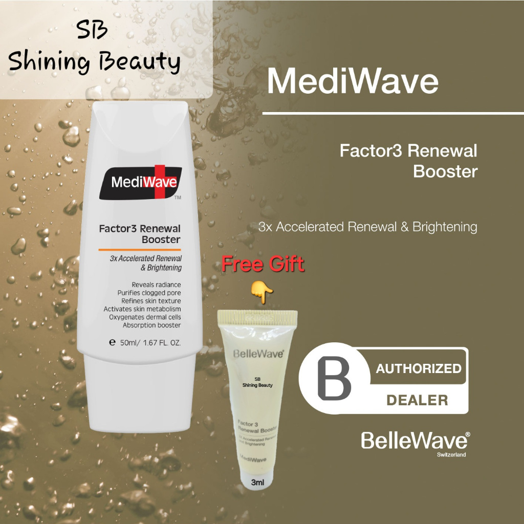 ( Pre - Order ) BELLEWAVE Factor 3 Renewal Booster 50ml ( Mediwave )(Exp : 04 / 2026 ) | Shopee ...