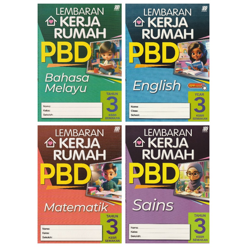 LEMBARAN KERJA RUMAH PBD TAHUN 3 | Shopee Malaysia