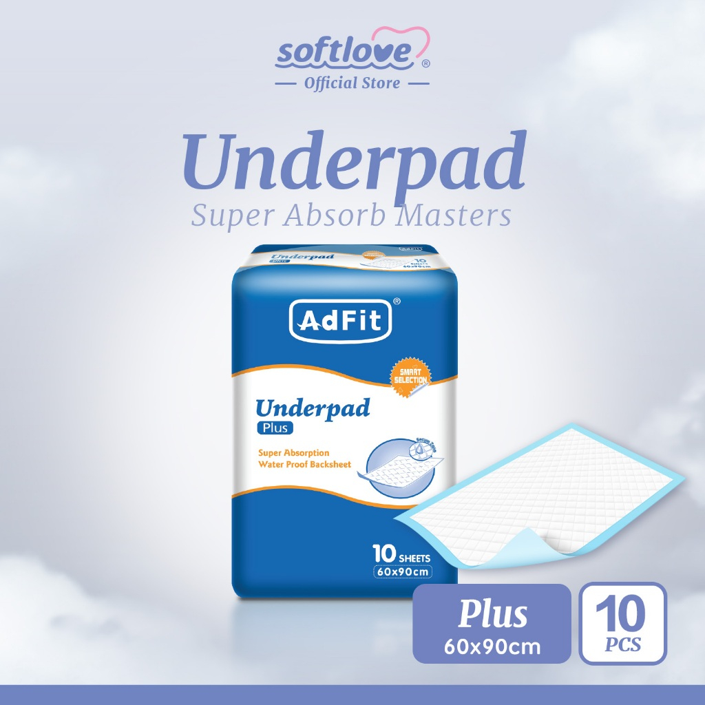 Adfit | Underpad Plus | 60x90cm (10 Sheets) | Shopee Malaysia