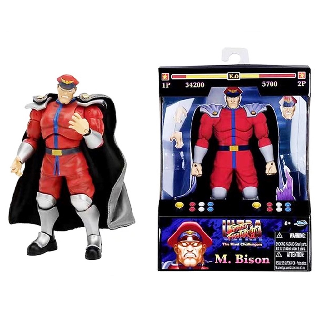 Jada Toys Ultra Street Fighters 2 II 6" Action Figures Figurines - Ryu ...