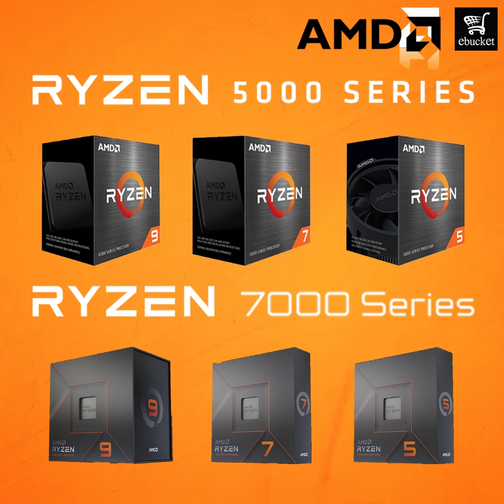 AMD Ryzen 3 3200G RYZEN 5 5500 5600 5600X 5600G 7500F 7600 8600G 8400F ...