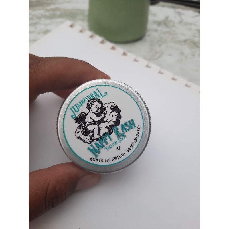 Jumnatural Nappy Rash Tallow Balm for Rashes and Minor Cuts and Burn ...
