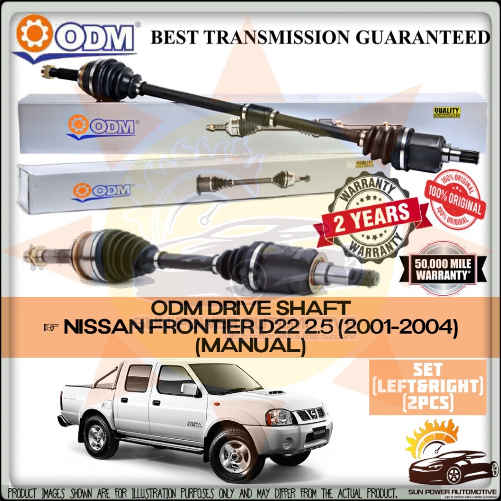 Nissan Frontier D22 2.5 (2001-2004) ( MANUAL ) 100% ORIGINAL ODM DRIVE ...
