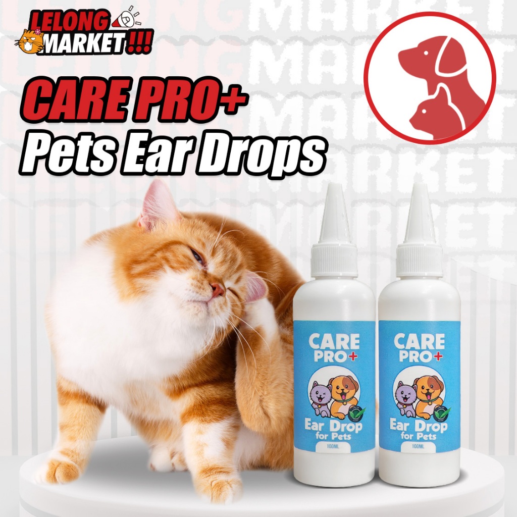 Cat & Dog Ear Infection Pet Ear Cleaner Ear Mite Pet Ear Drop Ubat ...