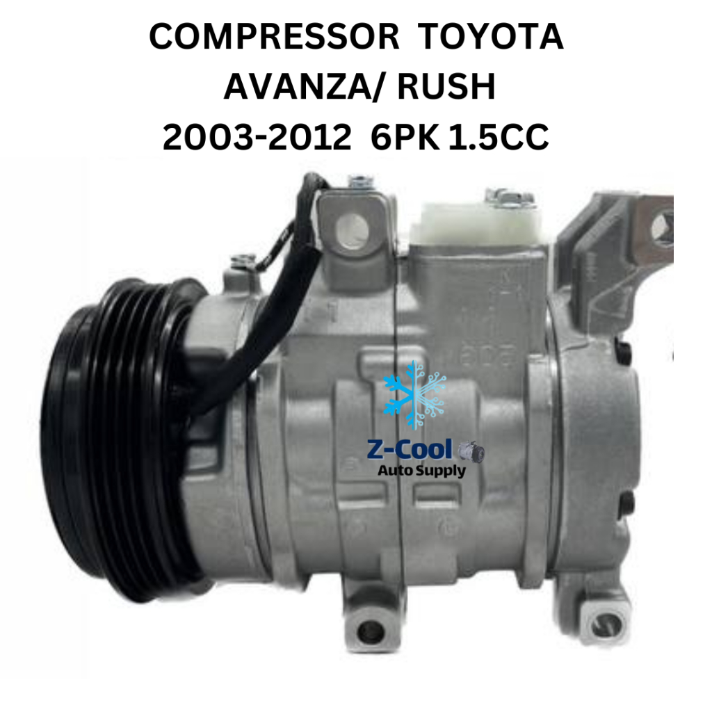 Compressor Aircond Toyota Avanza / Rush 2003-2012 6pk 1.5cc OEM China ...