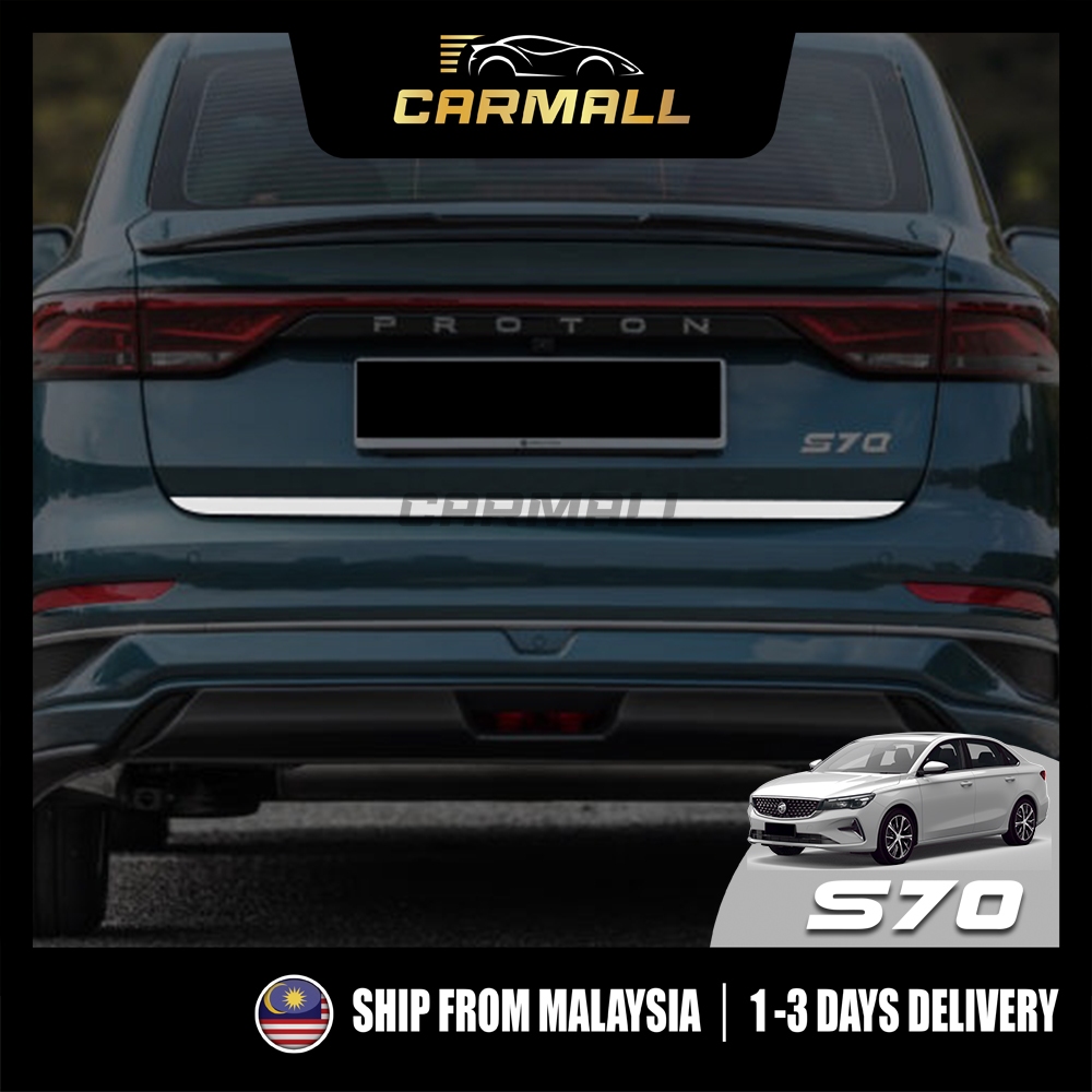 Proton S70 Rear Bonnet Chrome Lining Tailgate Trunk Bonnet Garnish Trim ...