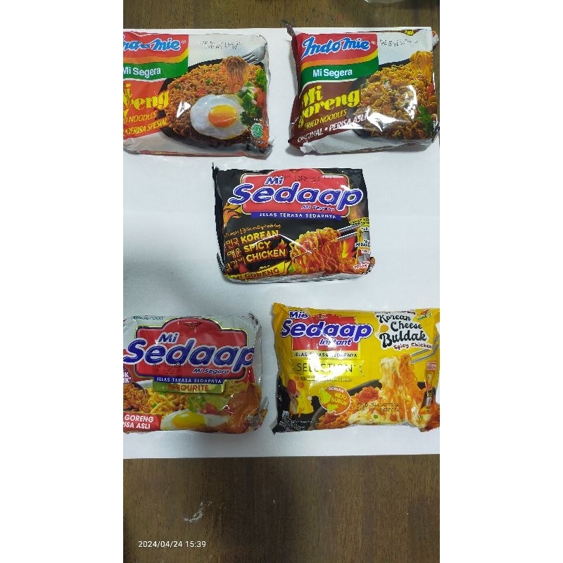 Megi Mix 5 jenis, Brand Sedap dan Indo mie | Shopee Malaysia