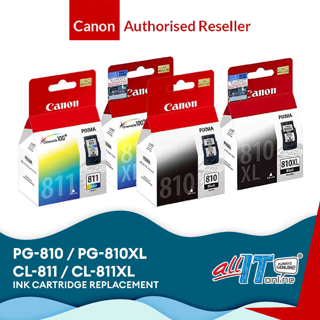Canon PG-810 / PG-810XL Black | Canon CL-811 / CL-811XL Color Ink ...