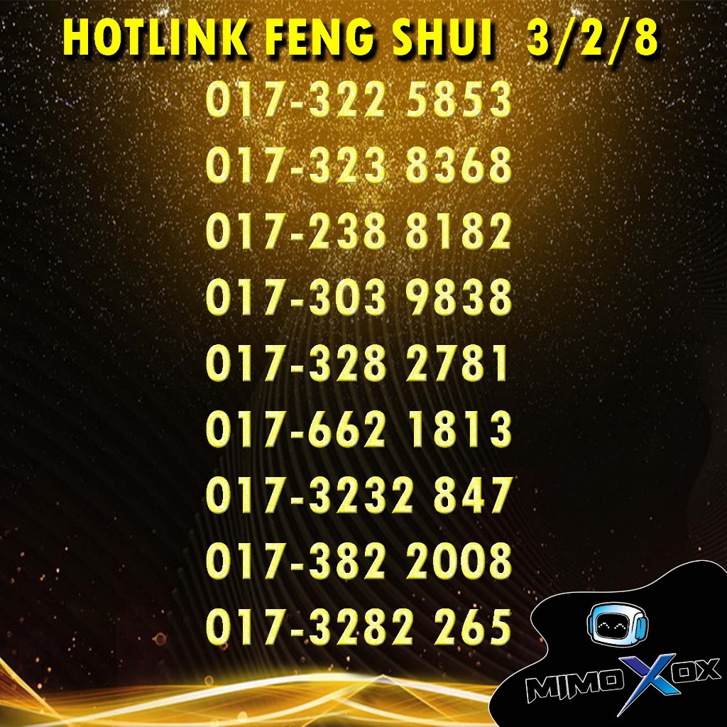 ♕VVIP FENG SHUI 2/3/8 NUMBER♕Hotlink Simpack Unlimited Internet and ...